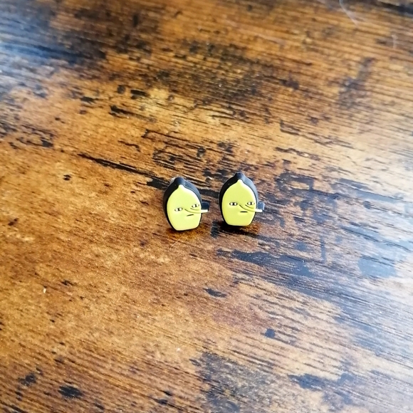 Adventure Time | Jewelry | Euc Adventure Time Lemongrab Stud Earrings ...